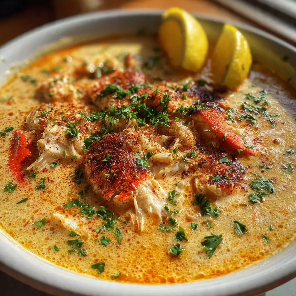 She Crab Creamy Soup: Velvety Southern Classic with Lump Crab